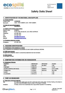 SDS Chemsorb | Ecospill | Spill Kits | Clean Up Chemical Spills ...